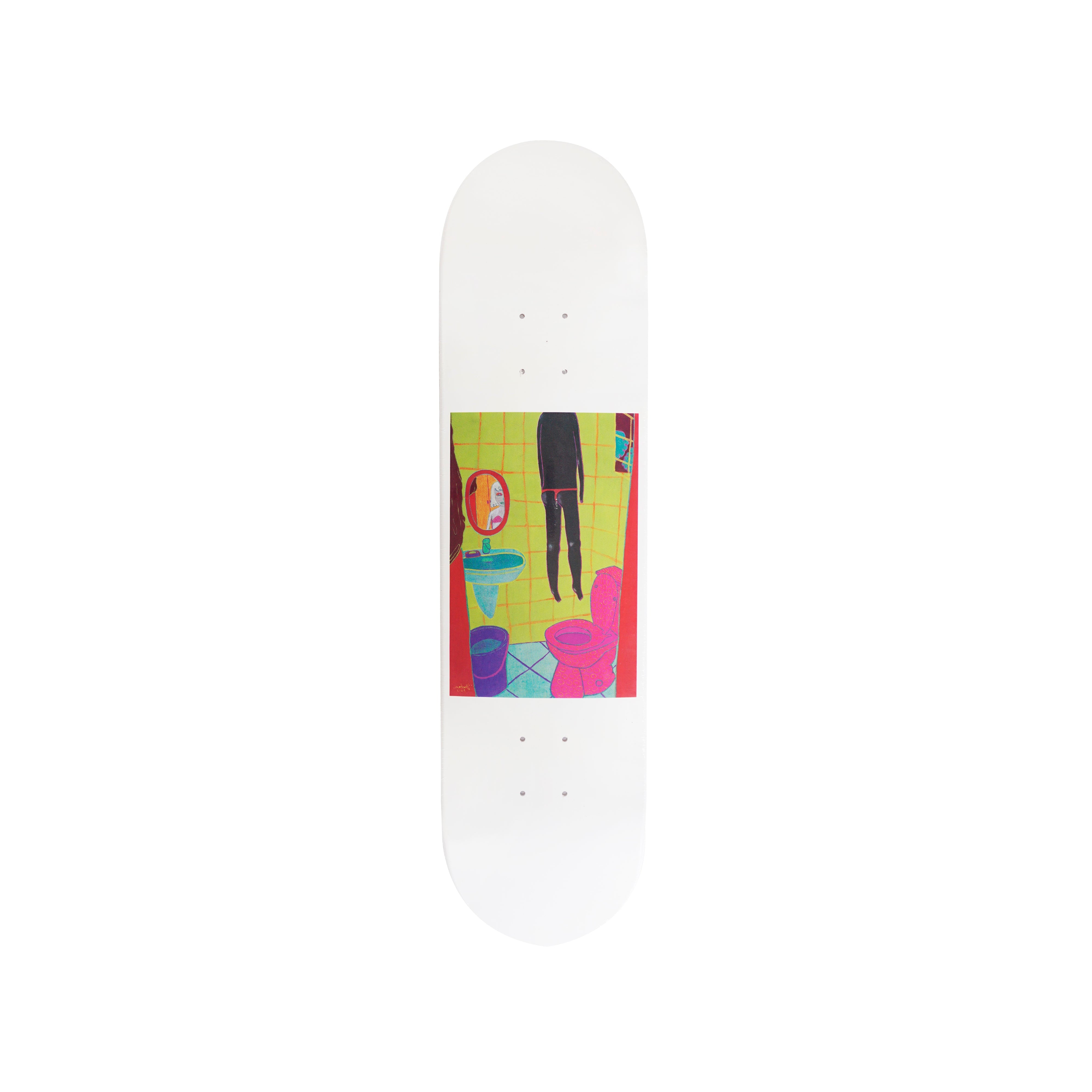 Yeokaa for PROGRESS® "Mirror Selfie" Skate Deck White (2018)